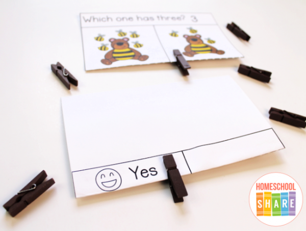 Bear Counting Clip Cards (free!) - Homeschool Share