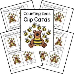 Bear Counting Clip Cards (free!) - Homeschool Share