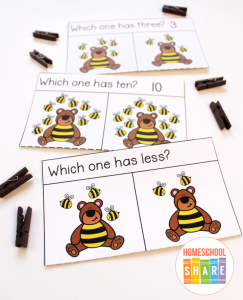Bear Color Word Playdough Mats - Homeschool Share