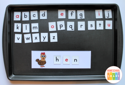Fun Spelling Activity for a Farm Theme - Homeschool Share