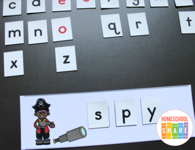 Fun Spelling Activity for Pirate Words - Homeschool Share