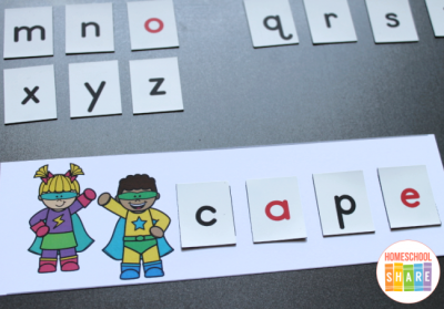 Fun Spelling Activity for Super Hero Words - Homeschool Share