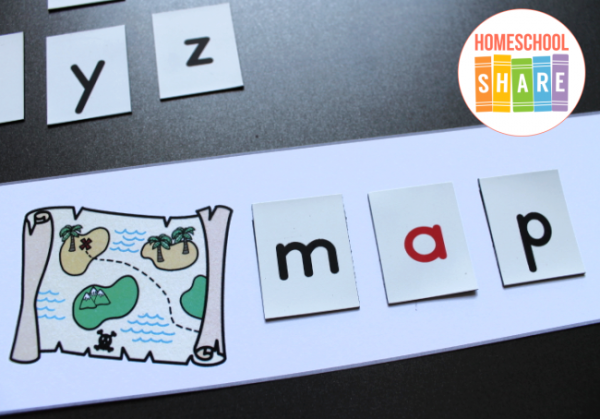 Fun Spelling Activity for Pirate Words - Homeschool Share