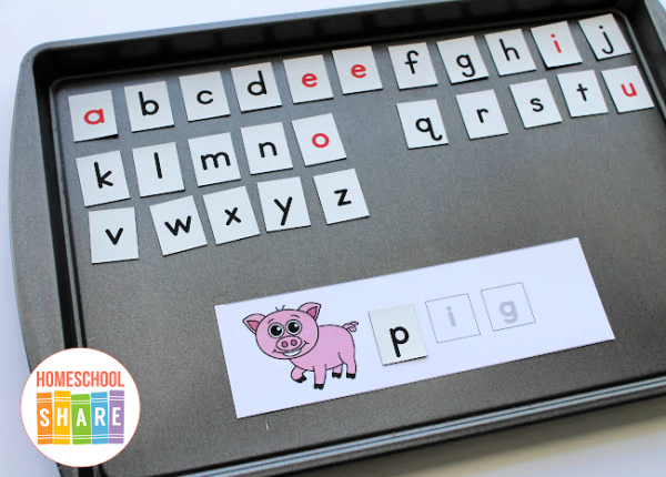 Fun Spelling Activity for a Farm Theme - Homeschool Share