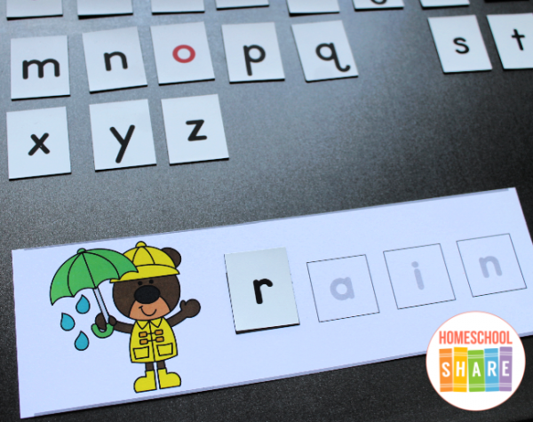 Fun Spelling Activity for Weather Words - Homeschool Share