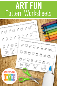 Free Art Pattern Worksheets for Preschool - Homeschool Share