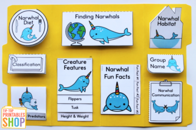 Narwhal Lapbook - Homeschool Share