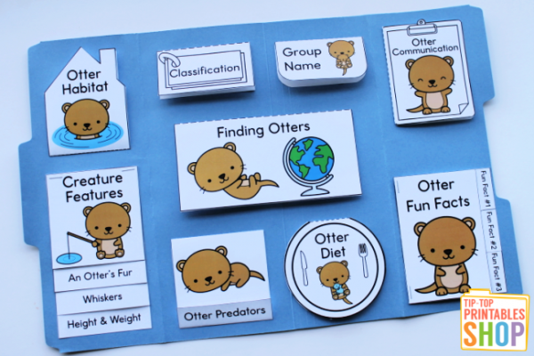 Otter Lapbook - Homeschool Share