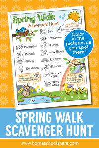 Free Spring Scavenger Hunt Printable - Homeschool Share