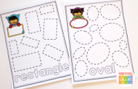 Free Printable Shape Playdough Mats - Homeschool Share