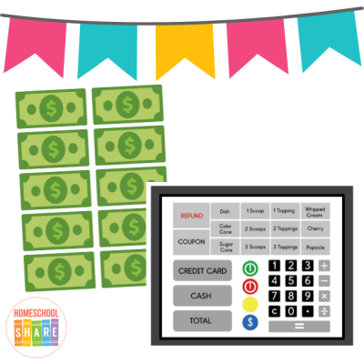 Ice Cream Shop Dramatic Play - Homeschool Share