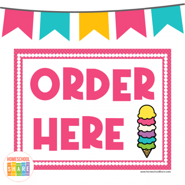 Ice Cream Shop Dramatic Play - Homeschool Share