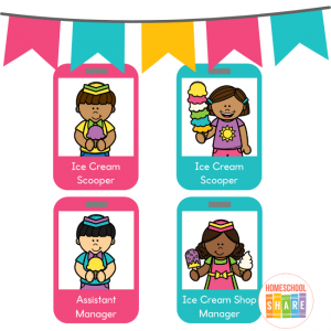 Ice Cream Shop Dramatic Play - Homeschool Share