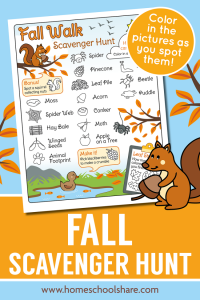 Fall Scavenger Hunt - Homeschool Share