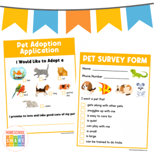 Free Pet Shop Dramatic Play Printables - Homeschool Share