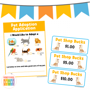 Free Pet Shop Dramatic Play Printables - Homeschool Share