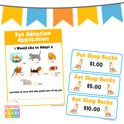 Free Pet Shop Dramatic Play Printables - Homeschool Share