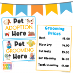 Free Pet Shop Dramatic Play Printables - Homeschool Share