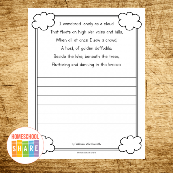 Free Printable Cloud Worksheets - Homeschool Share