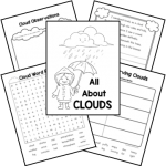 Free Printable Cloud Worksheets - Homeschool Share