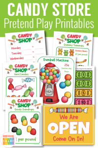 Candy Store Dramatic Play Printables - Homeschool Share