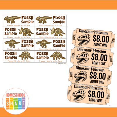 Free Dinosaur Dramatic Play Printables - Homeschool Share