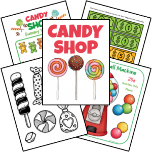 Candy Store Dramatic Play Printables - Homeschool Share