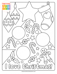 Free Christmas Activity Sheet - Homeschool Share