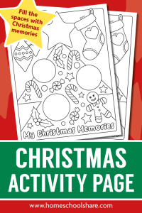 Free Christmas Activity Sheet - Homeschool Share