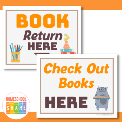 Free Library Dramatic Play Printables - Homeschool Share