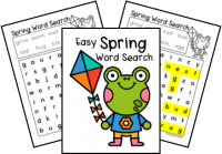 Free Spring Word Search Printables - Homeschool Share