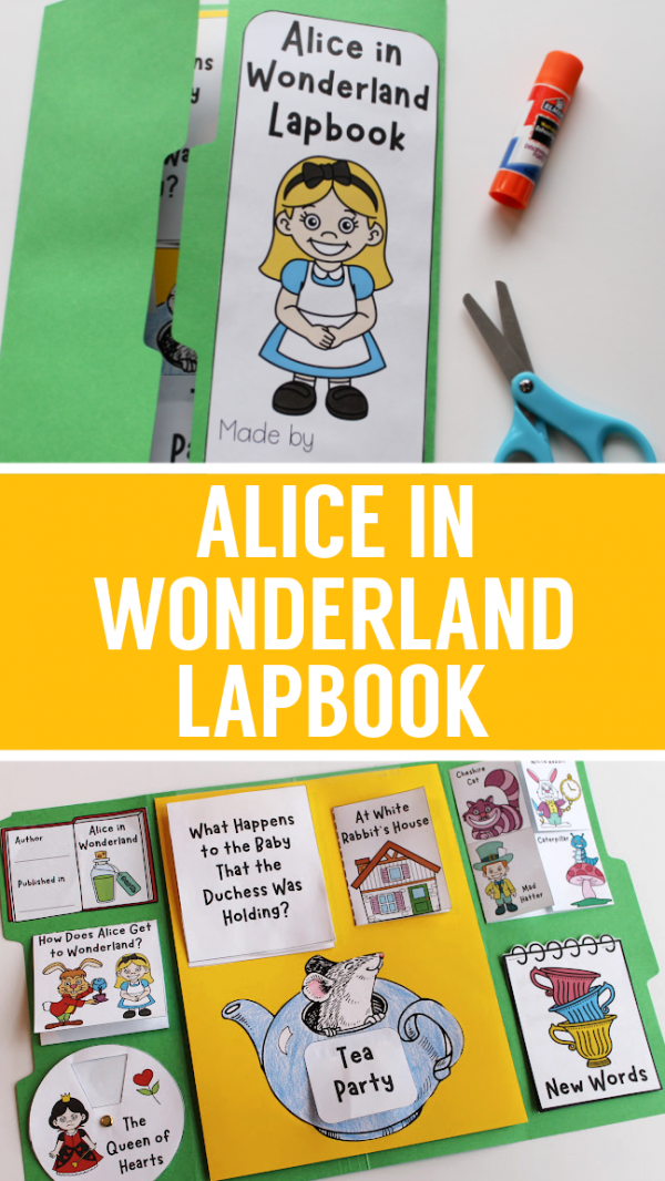 Alice in Wonderland Lapbook - Homeschool Share