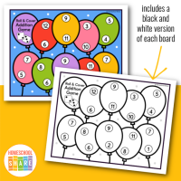 Circus Roll and Cover Math Games - Homeschool Share