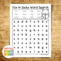 Free Printable Dr. Seuss Word Search - Homeschool Share