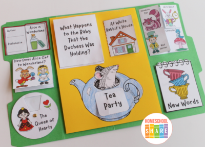 Alice in Wonderland Lapbook - Homeschool Share