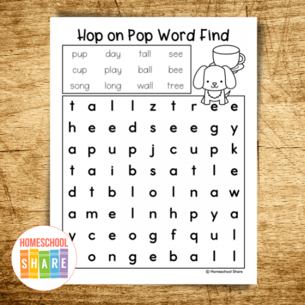 Free Printable Dr. Seuss Word Search - Homeschool Share