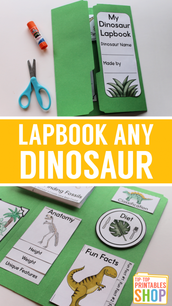 Lapbook ANY Dinosaur - Homeschool Share