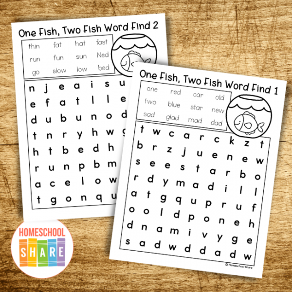 Free Printable Dr. Seuss Word Search - Homeschool Share