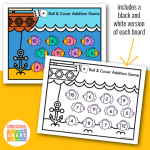 Pirate Roll and Cover Dice Games (free!) - Homeschool Share