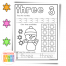 Winter Number Tracing Worksheets - Homeschool Share