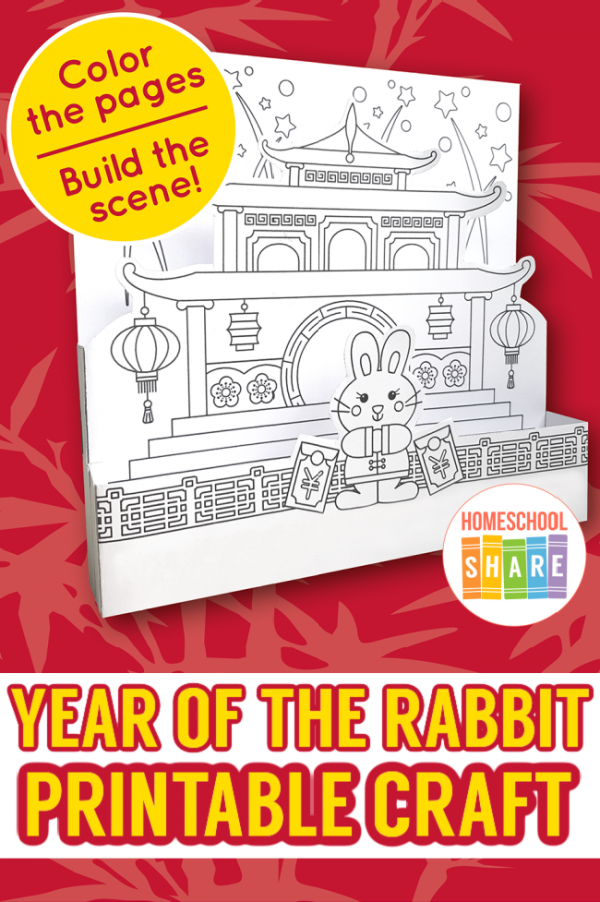 Year of the Rabbit Craft - Homeschool Share