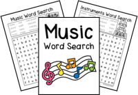 Music Word Search - Homeschool Share