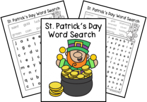 Free St. Patrick's Day Word Search - Homeschool Share