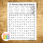 Free St. Patrick's Day Word Search - Homeschool Share