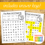 Moon Word Search (free!) - Homeschool Share