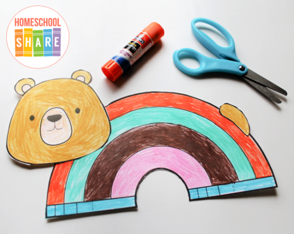 Rainbow Animals (fun craft for kids!) - Homeschool Share