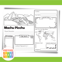 Famous Landmark Worksheets (free!) - Homeschool Share