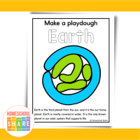 Space Playdough Mats (free!) - Homeschool Share