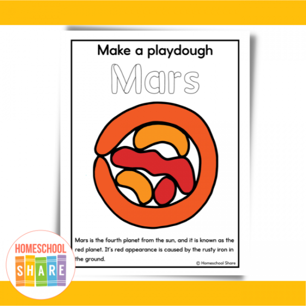 Space Playdough Mats (free!) - Homeschool Share