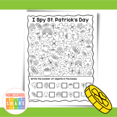 St. Patrick's Day I Spy (three versions!) - Homeschool Share